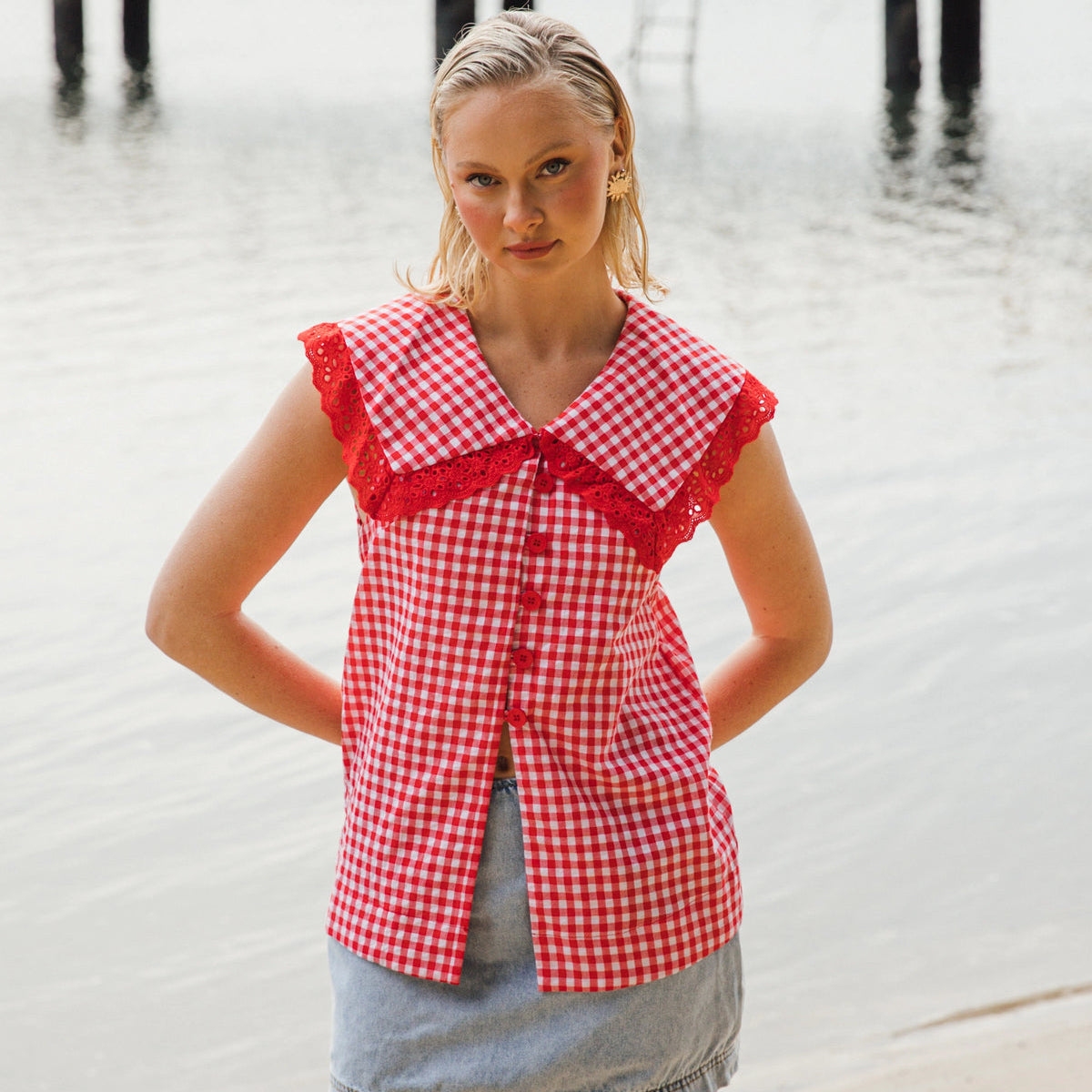Abigail Peter Pan Top – Willow & Zee